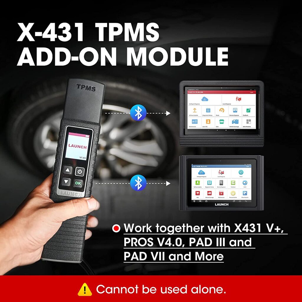 PROGRAMADOR DE SENSORES TPMS LAUNCH TS GUN – 8000 RPM TOOLS