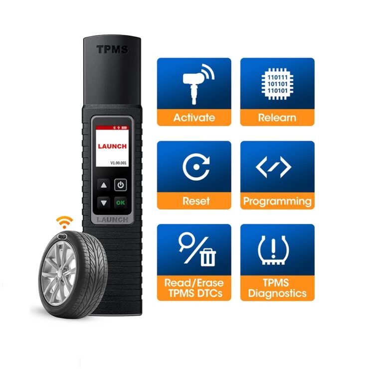 PROGRAMADOR DE SENSORES TPMS LAUNCH TS GUN – 8000 RPM TOOLS